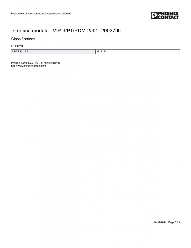 Phoenix Contact 2903799 technical document page 3