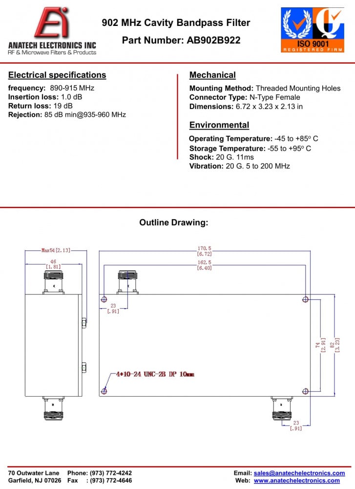 AB902B922 technical document page