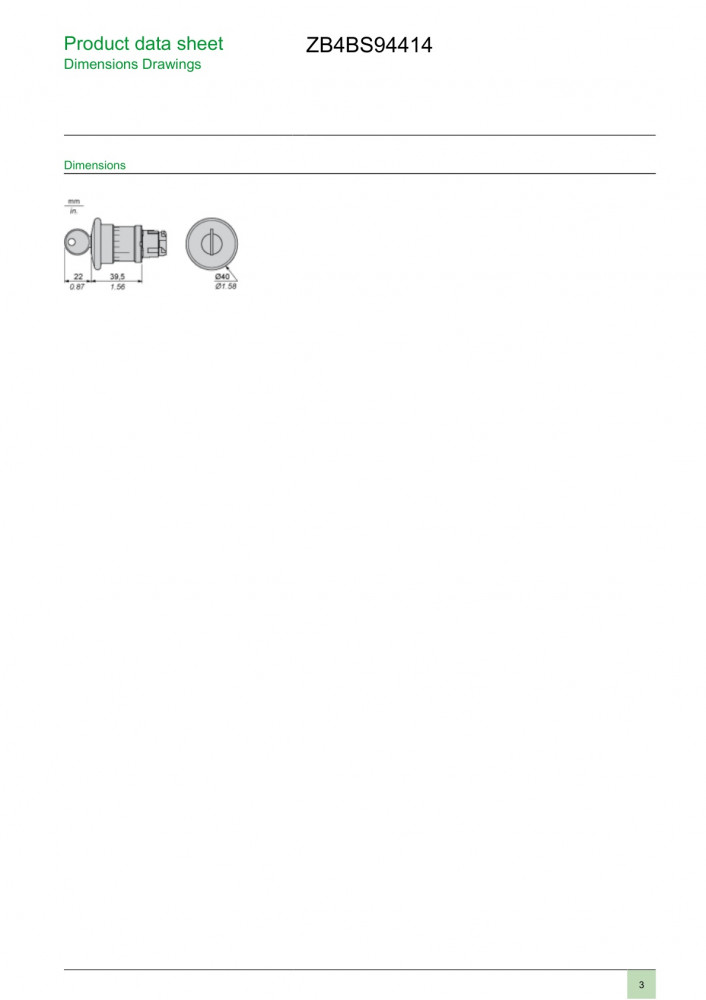ZB4BS94414 technical document page 3