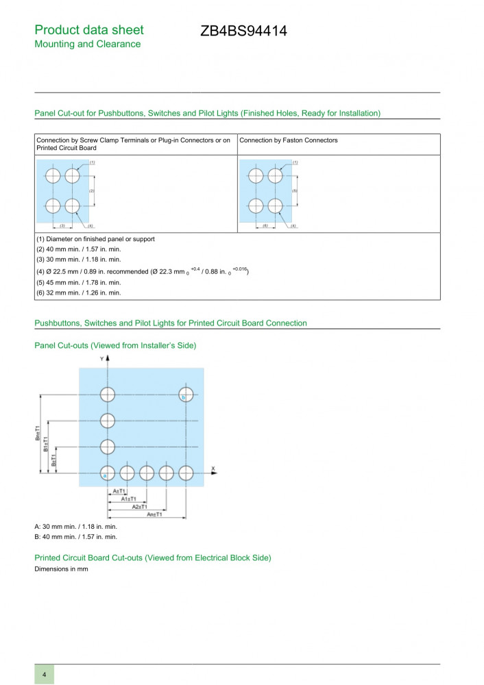ZB4BS94414 technical document page 4