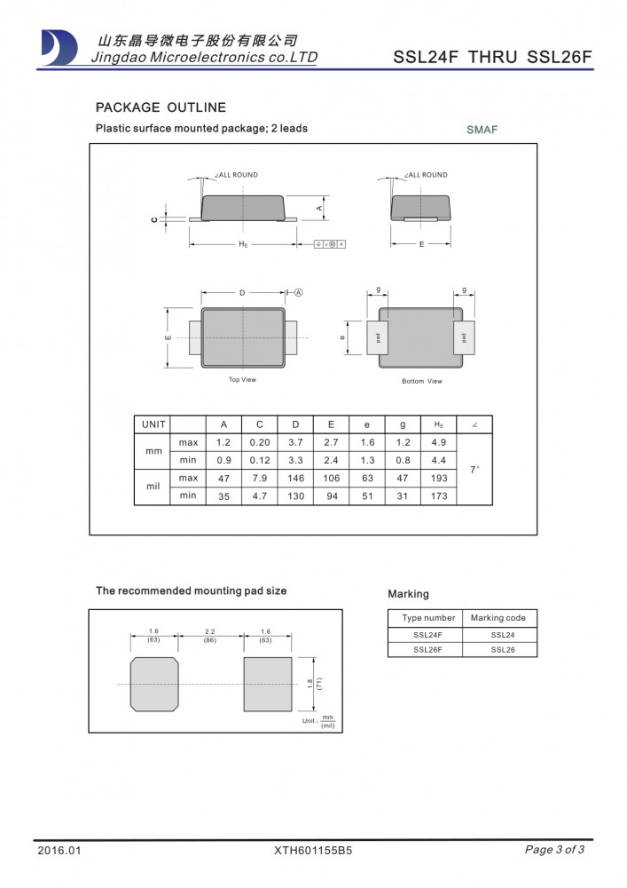 SSL24F datasheet page 3