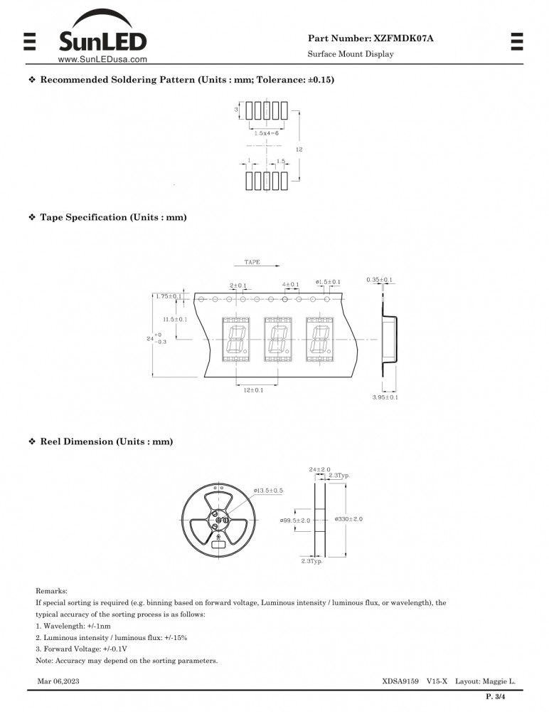 XZFMDK07A datasheet page 3