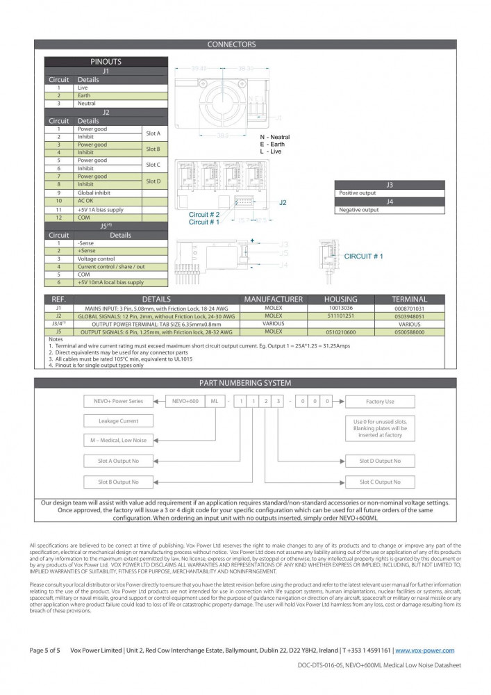 NEVO+600ML technical document page 5