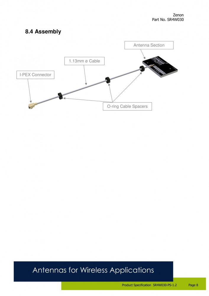 Antenova SR4W030-100 document page 8
