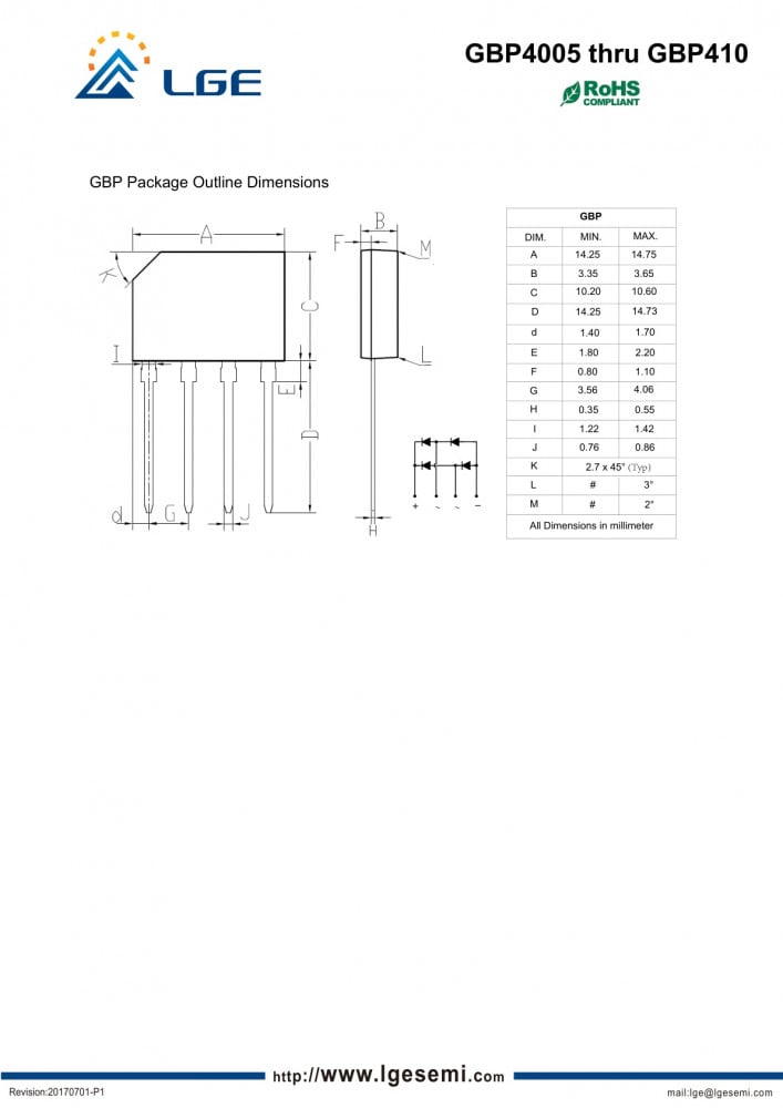 LGE GBP410 datasheet page 3