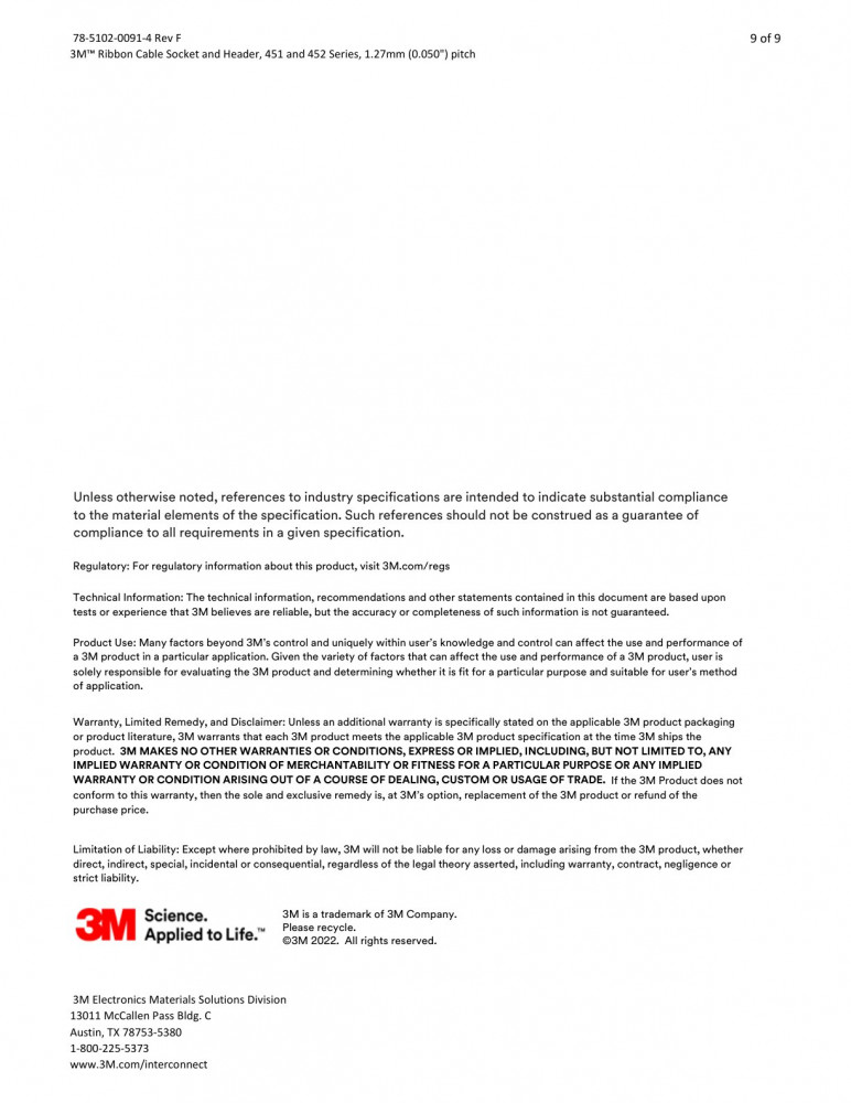 3M 3448-45110 technical document page 9