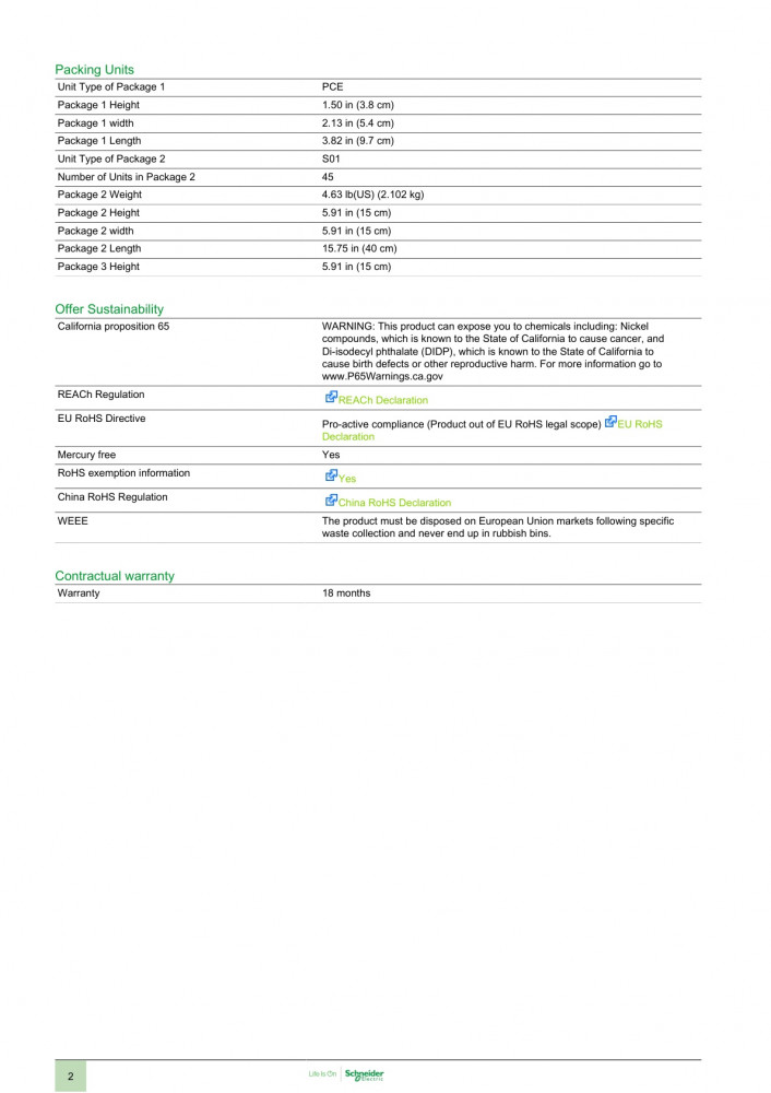 XENT2991 technical document page 2