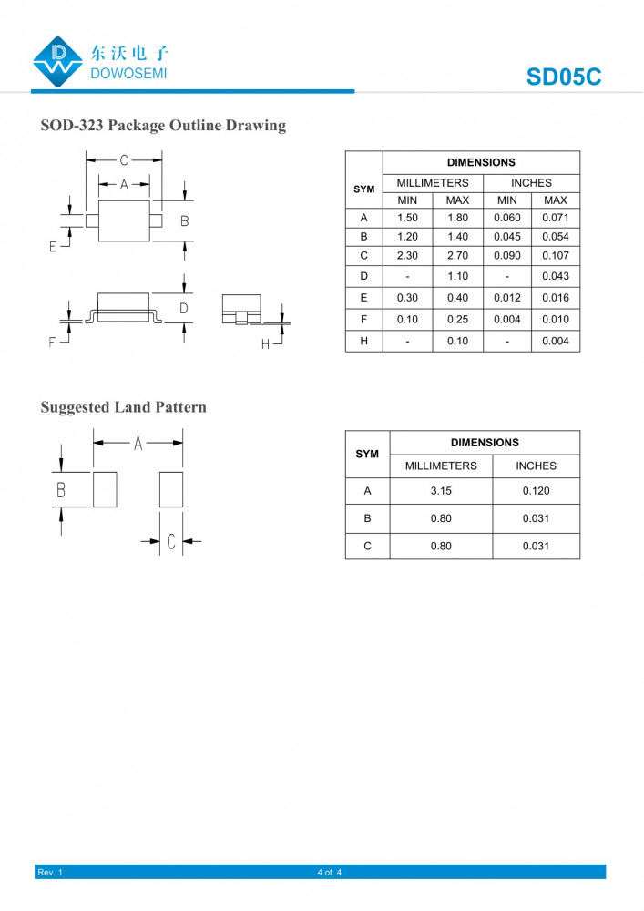 SD05C datasheet page 4