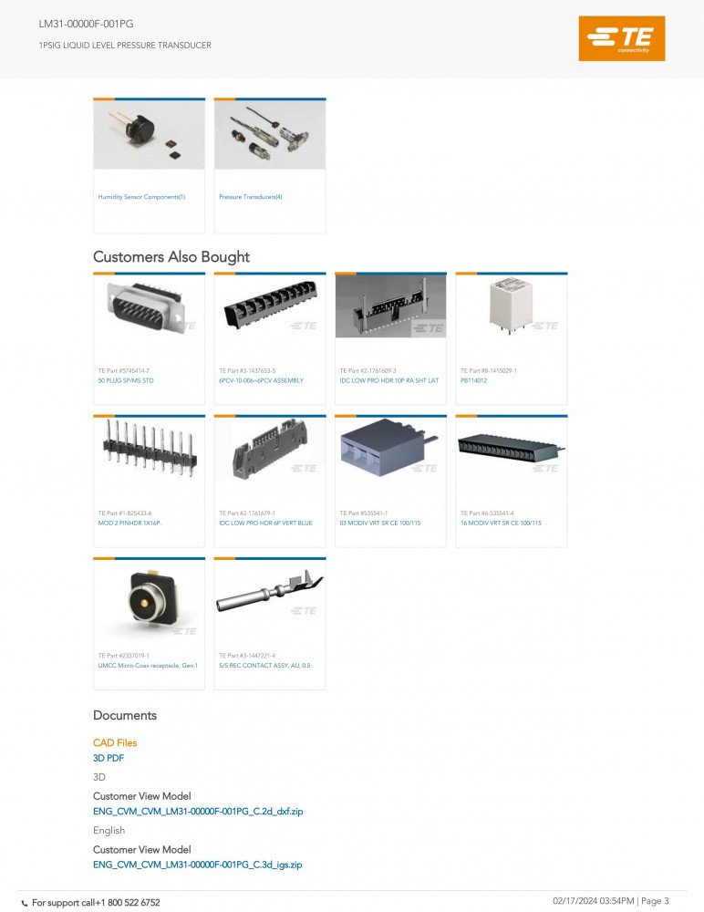 LM31-00000F-001PG technical document page 3