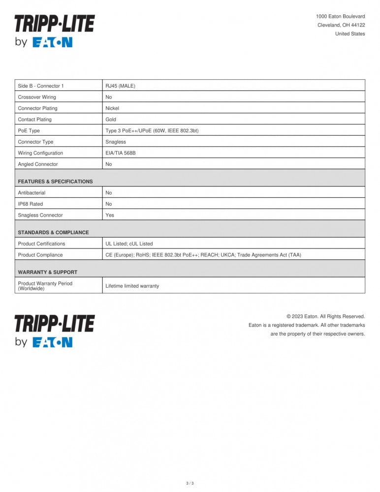 N272-020-WH technical document page 3