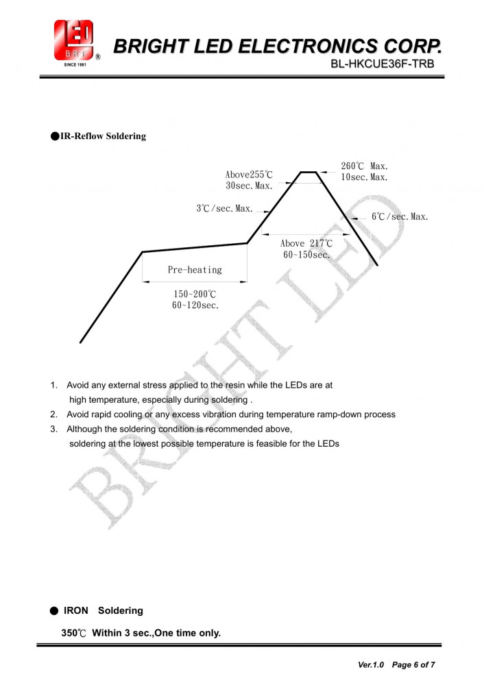 BL-HKCUE36F-TRB datasheet page 7