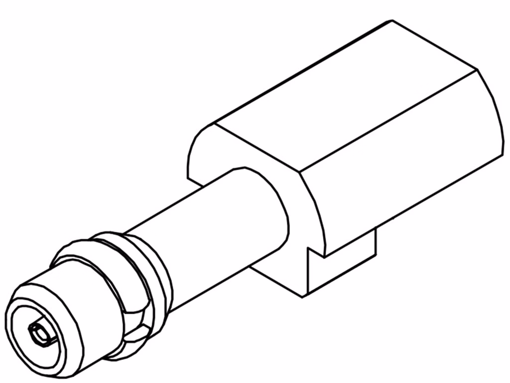 MCX Jack, Straight, PCB Receptacle, Surface Mount, Tri-Metal Plated, 100 Pieces Per Bag, 75 Ohms