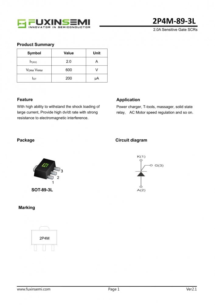 2P4M-89-3L datasheet page 1