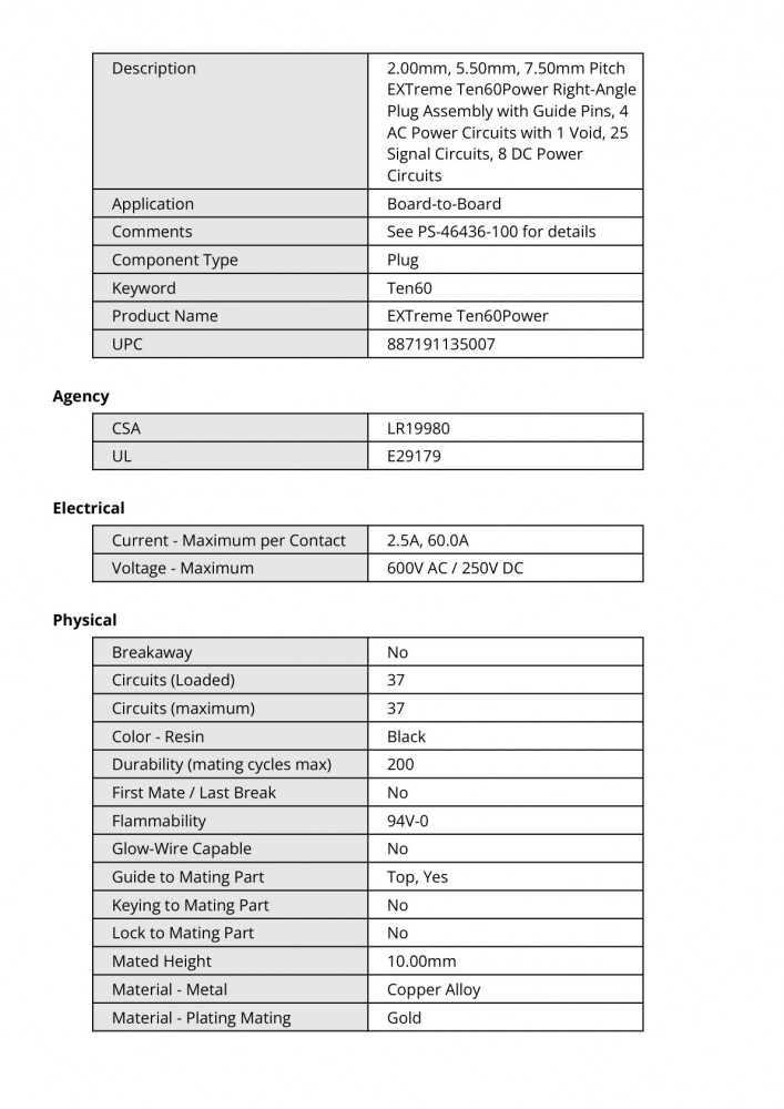 MOLEX 464371399 product document image 2