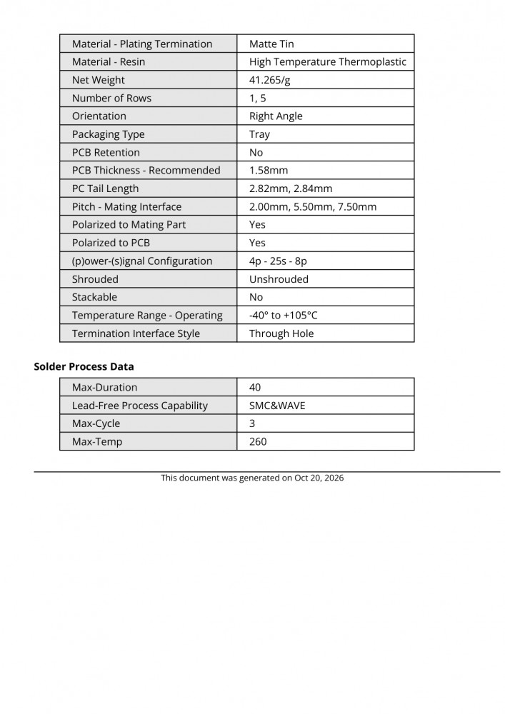 MOLEX 464371399 product document image 3