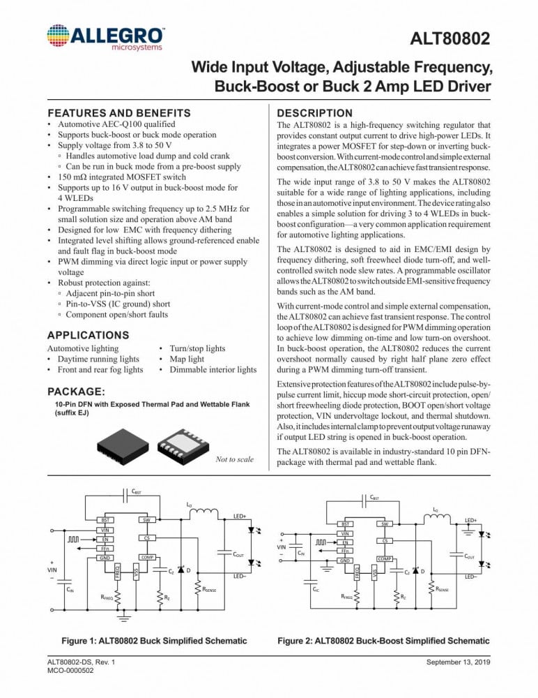 ALT80802 datasheet page 1