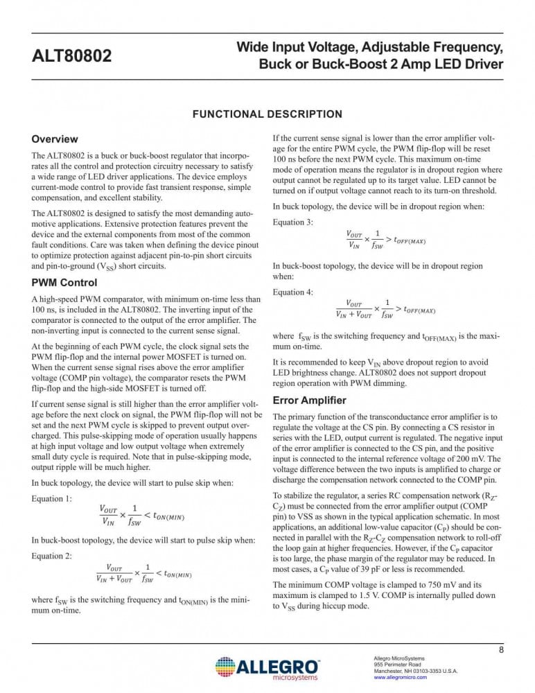 ALT80802 datasheet page 8