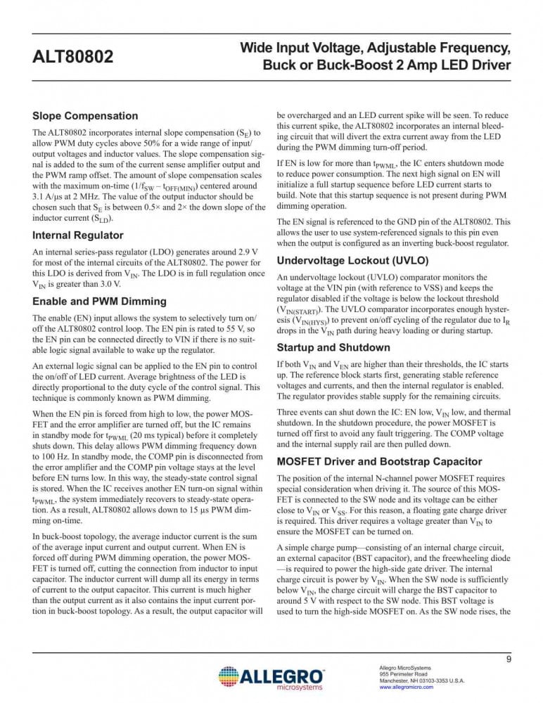 ALT80802 datasheet page 9