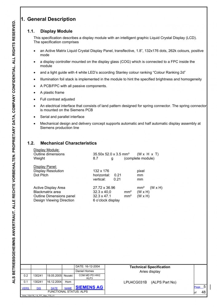 LPU4CG031B technical document page 5