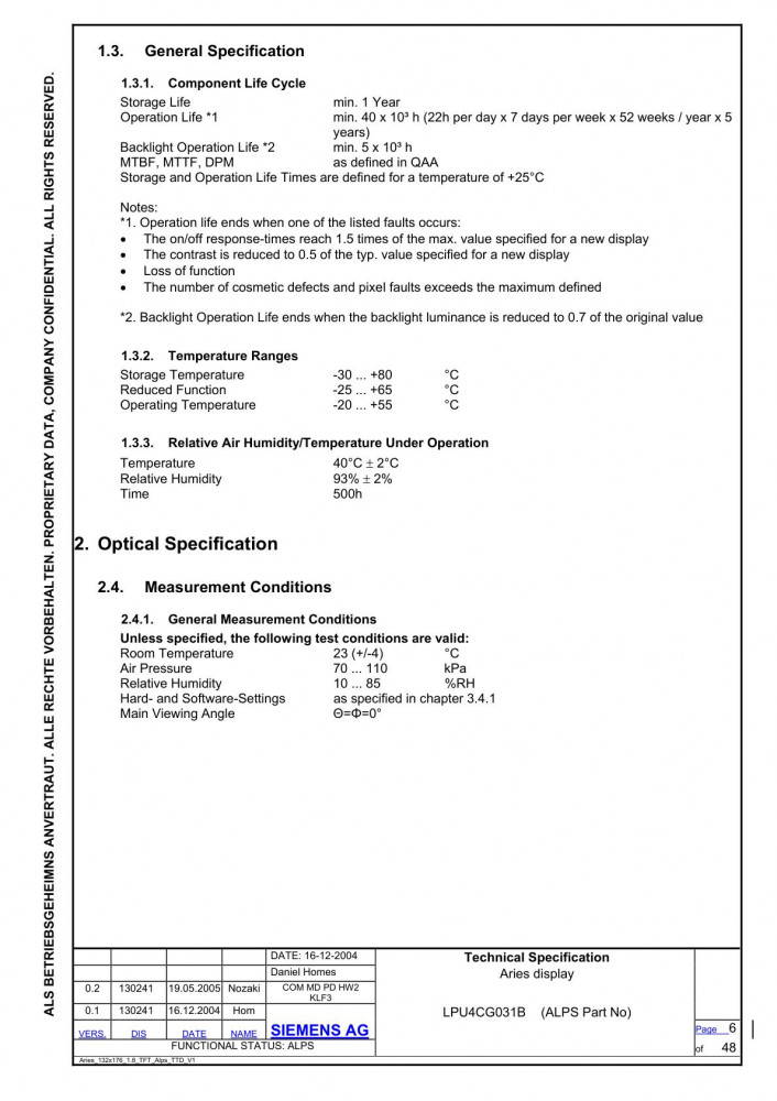 LPU4CG031B technical document page 6
