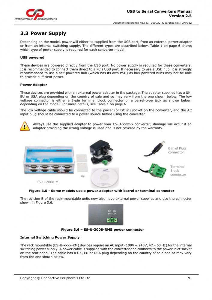 Technical document page 9