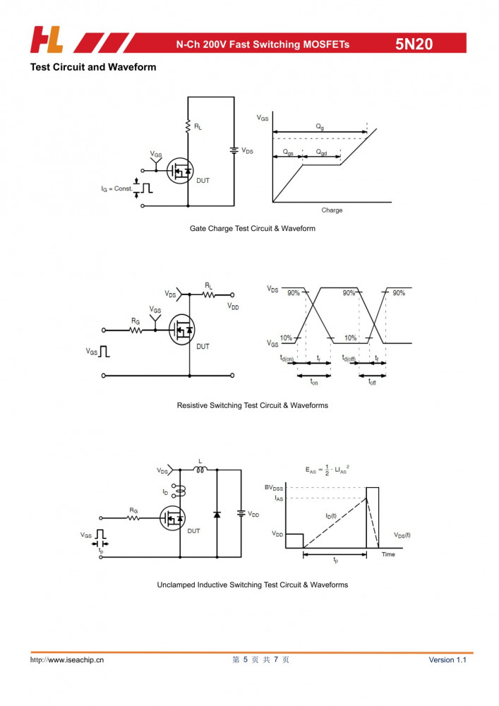 HL 5N20 datasheet page 5