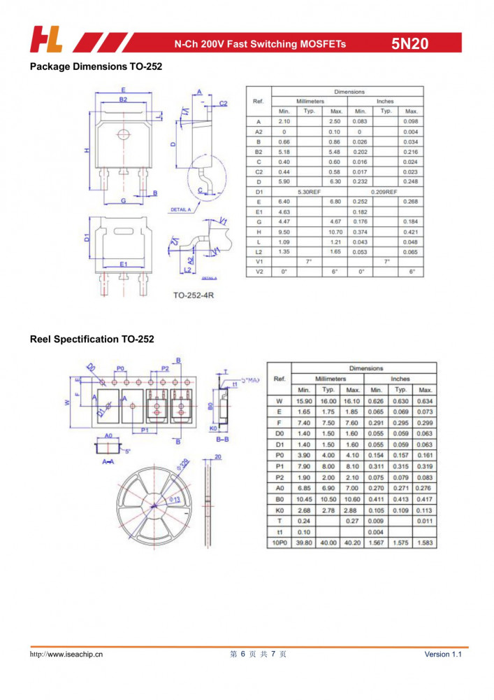 HL 5N20 datasheet page 6