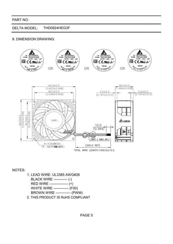 THD0924HEG3F specification page 8