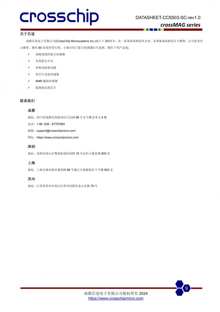 CC6503ST3 datasheet page 9