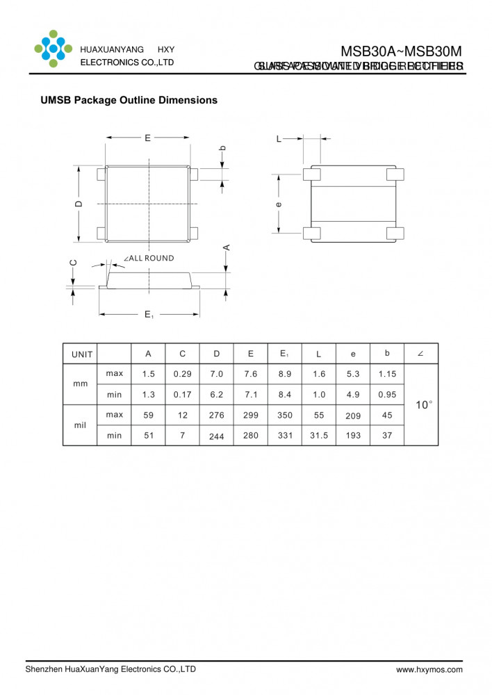 MSB30M datasheet page 3