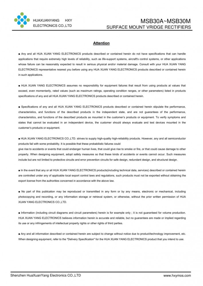 MSB30M datasheet page 4