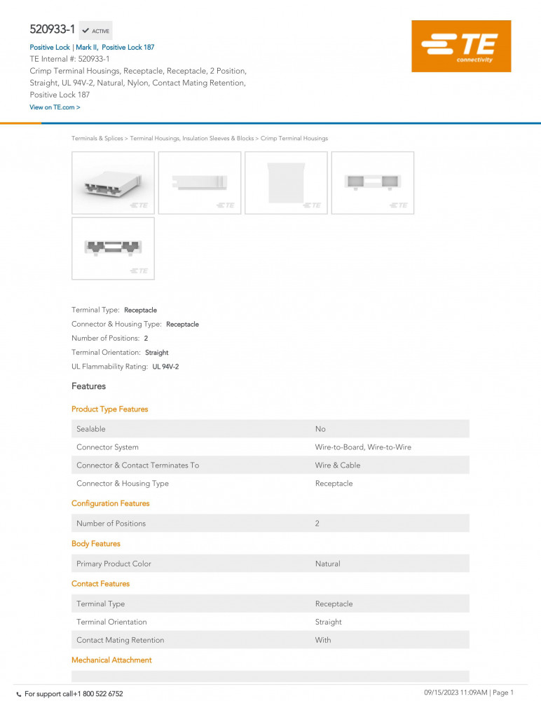 520933-1 technical document page 1