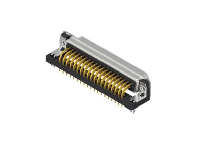 D-SUB Dual Port • Dual port 25-pos. /25-pos. • Dual port socket upper / Socket bottom • Solder pin angled .625