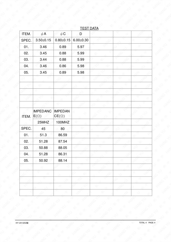BB3.5×6×0.8 test data page