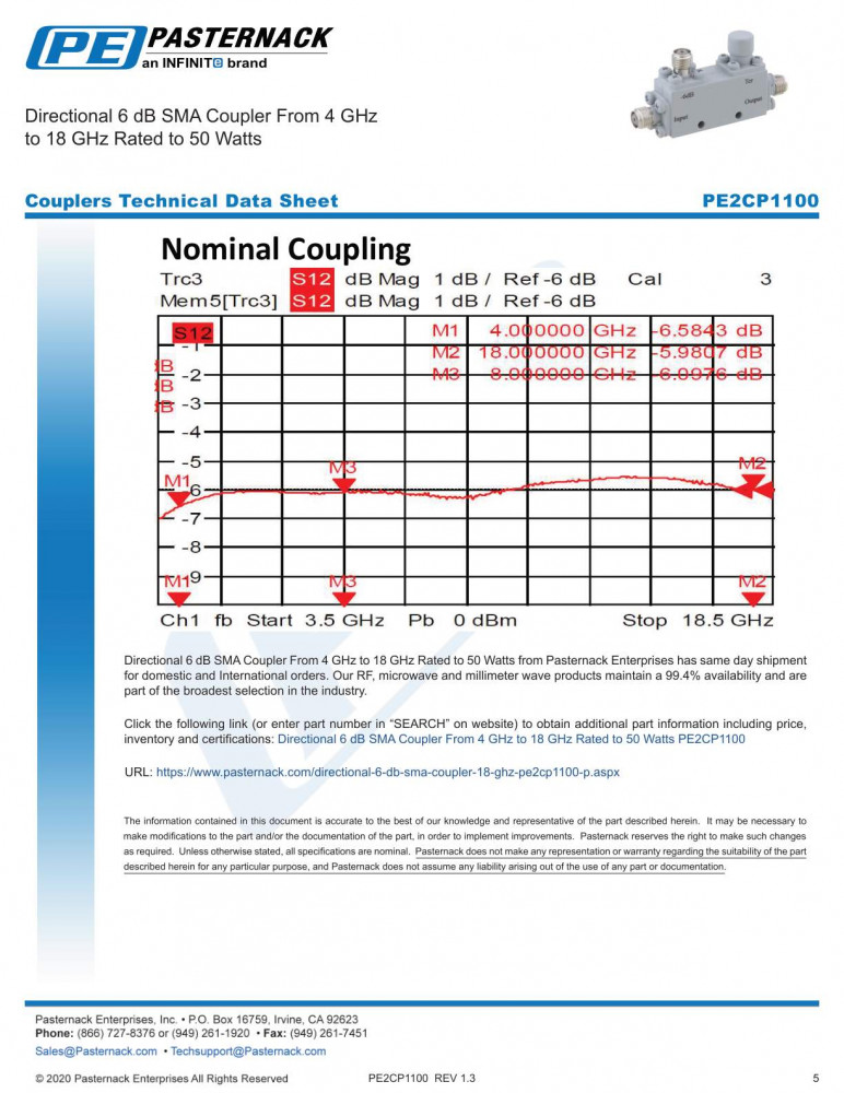 PE2CP1100 datasheet page 5