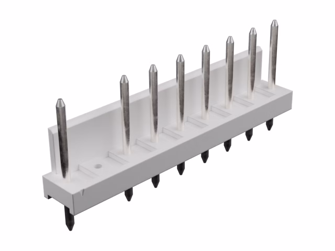 KK Header, Vertical, with Polarizing Backwall, 9 Circuits, Tin (Sn) Plating, Circuit 2 Voided for sale