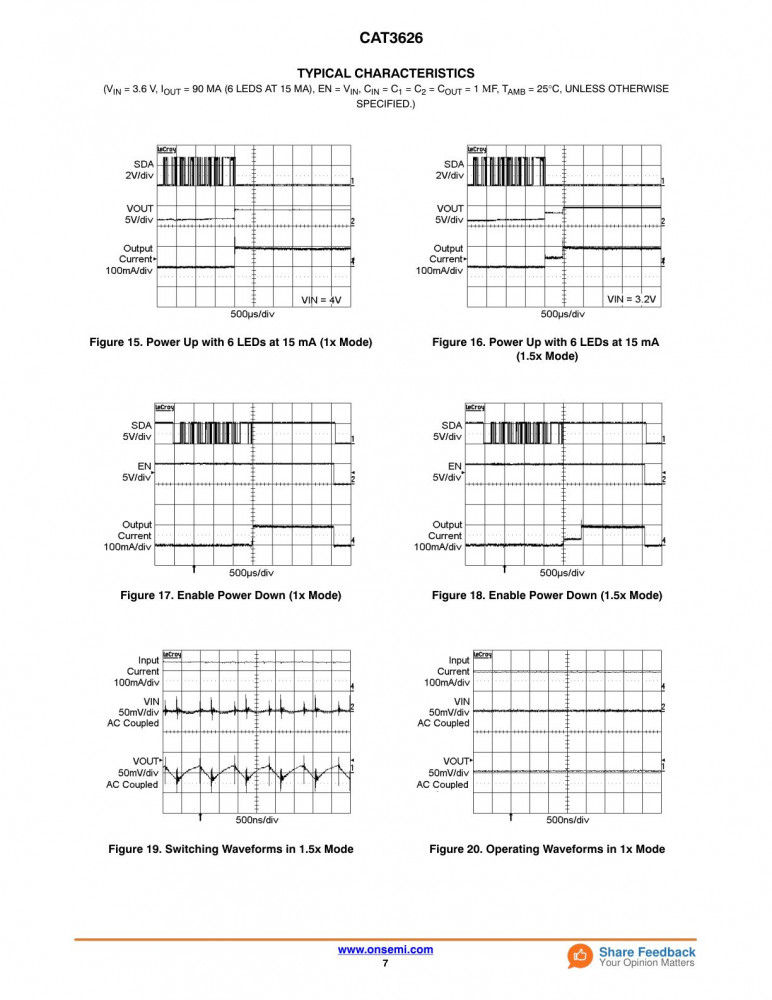 CAT3626 datasheet page 7
