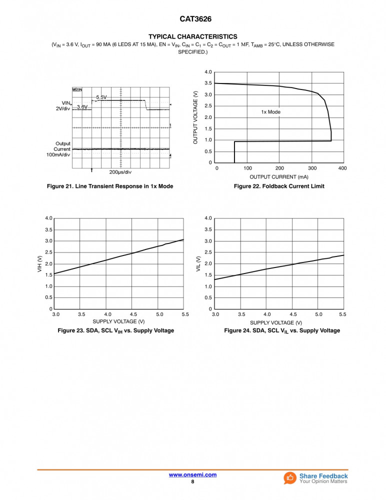 CAT3626 datasheet page 8
