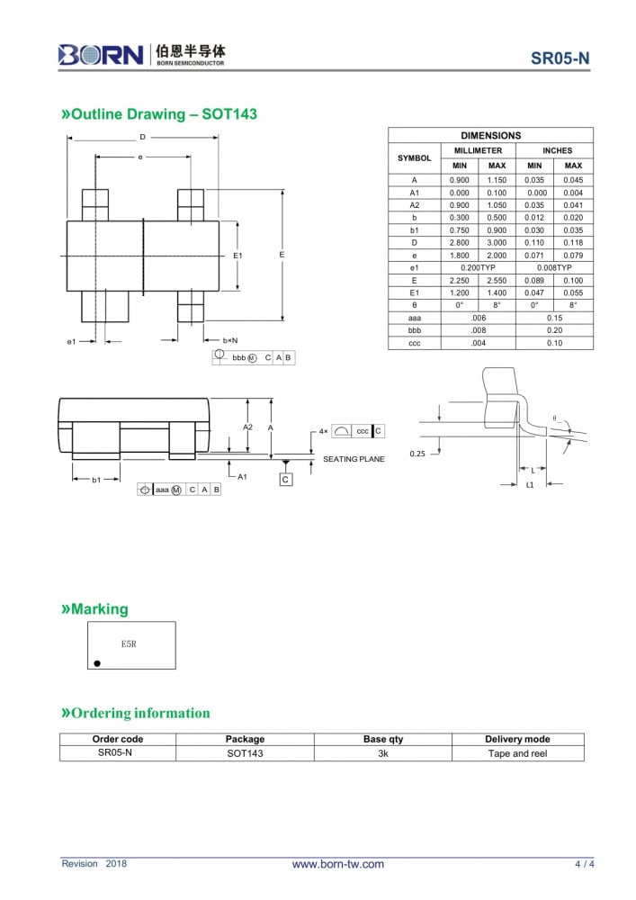 SR05-N datasheet page 4