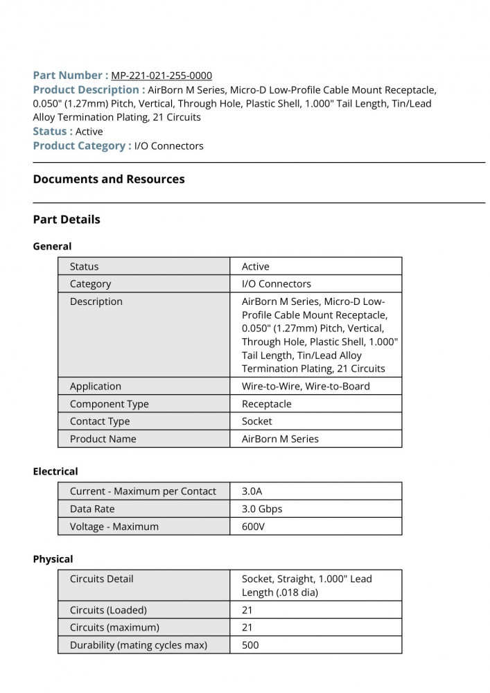Product documentation image, page 1