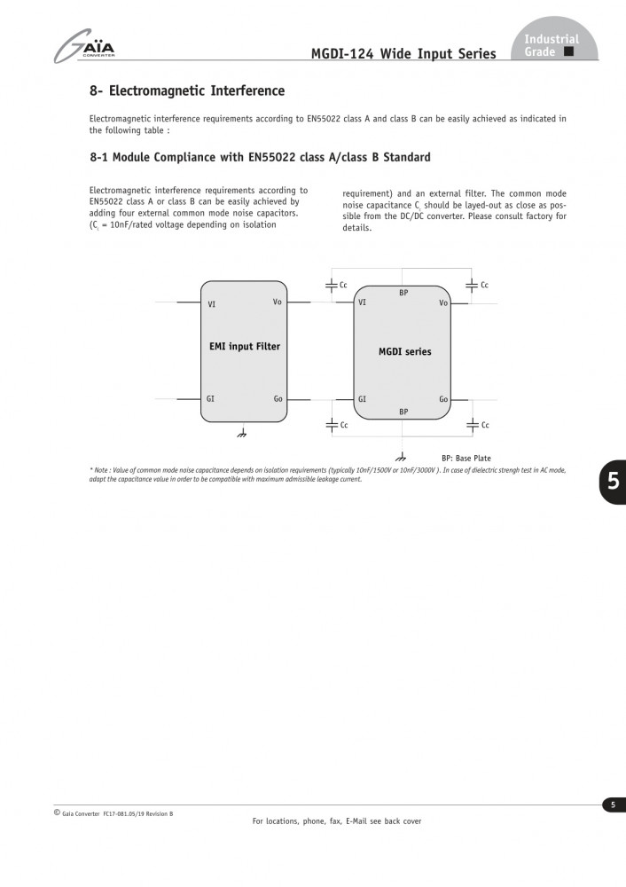 MGDI-124 datasheet preview, page 5