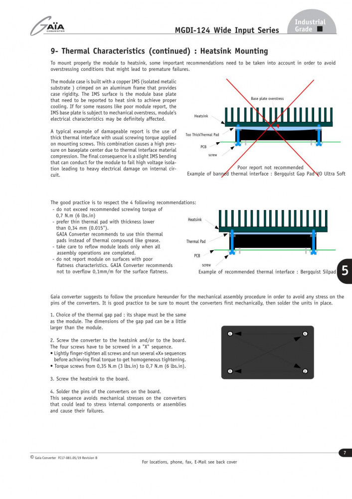 MGDI-124 datasheet preview, page 7