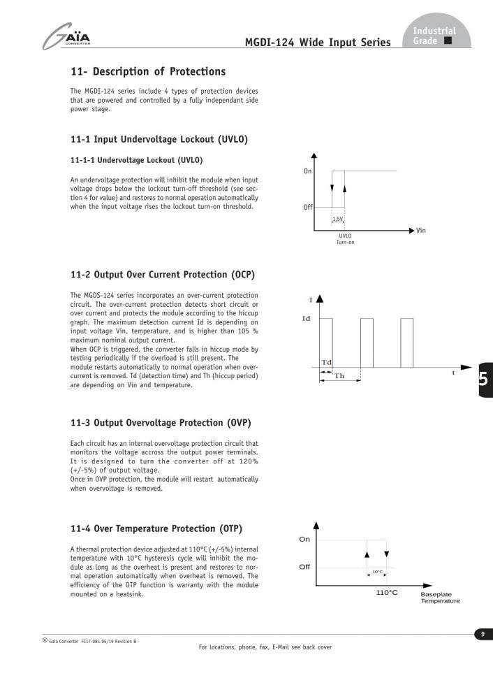 MGDI-124 datasheet preview, page 9