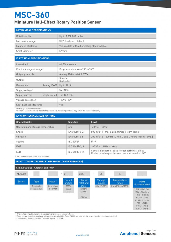 MSC-360 technical document page 2