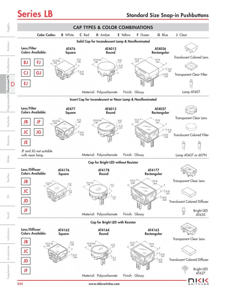 NKK LB switch technical document page 7