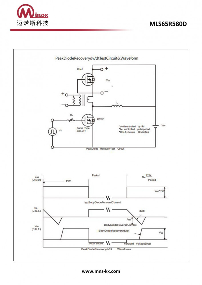 MLS65R580D datasheet page 6