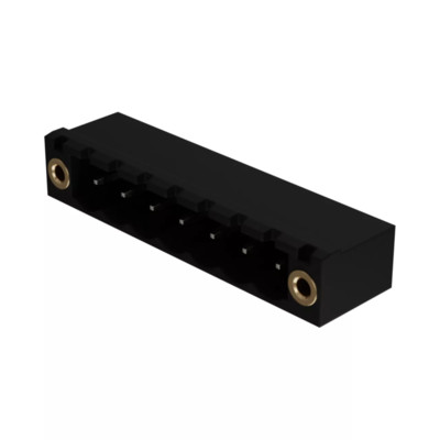 5.00mm Pitch Eurostyle Right-Angle PCB Header, with Threaded Retention Inserts, 7 Circuits for sale