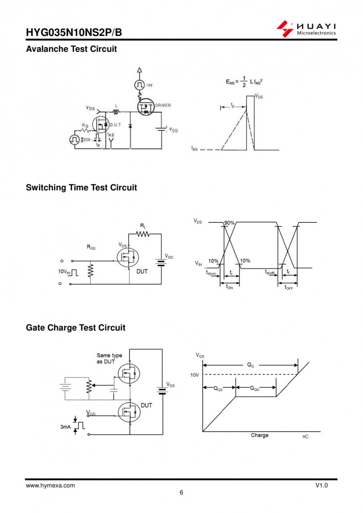 HYG035N10NS2B datasheet page 6