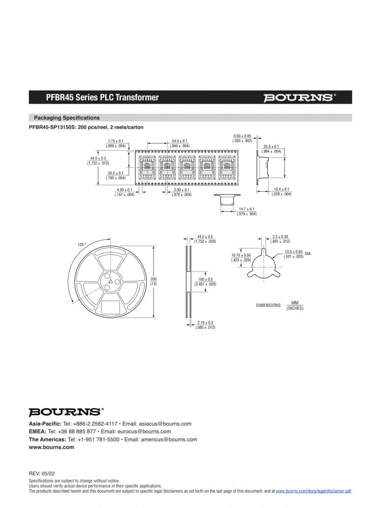 PFBR45 series datasheet page 5