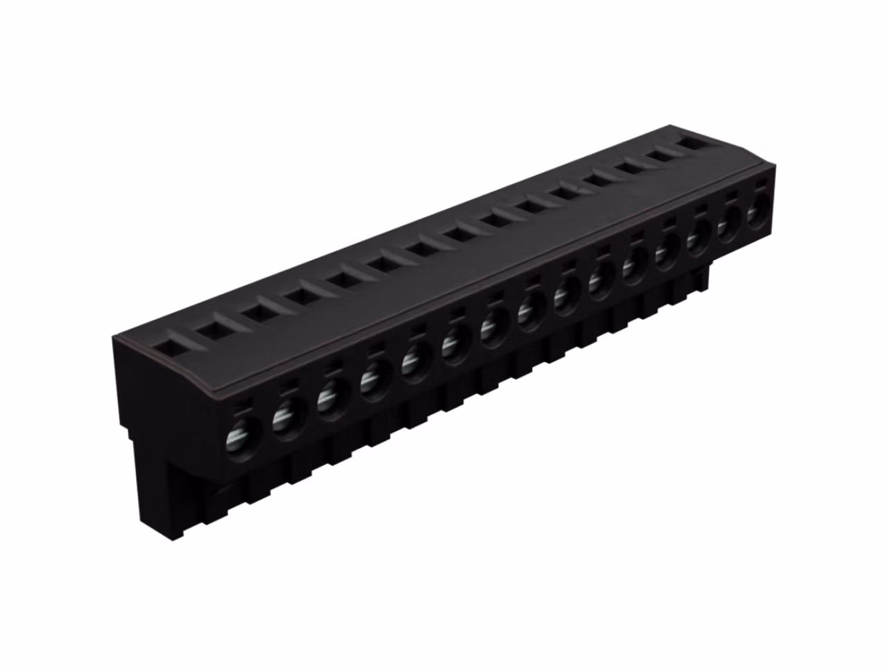 5.08mm Pitch Eurostyle Horizontal Plug, with Reverse Imprinting, Black, 15 Circuits for sale